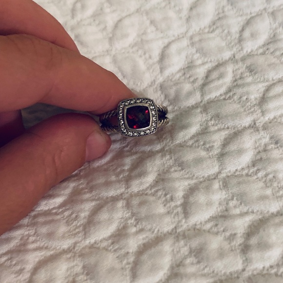 David Yurman | Jewelry | David Yurman Petit Garnet And Diamond Albion ...